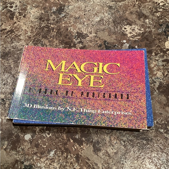 Magic Eye | Other | Magic Eye 3d Illusions Book A Book Of Postcards ...